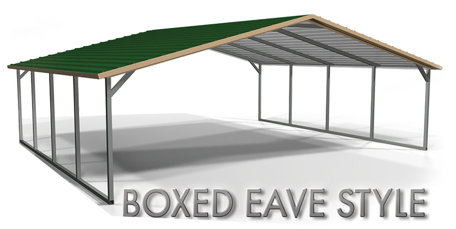 Box Eaved Roof (Better) – Village Carports